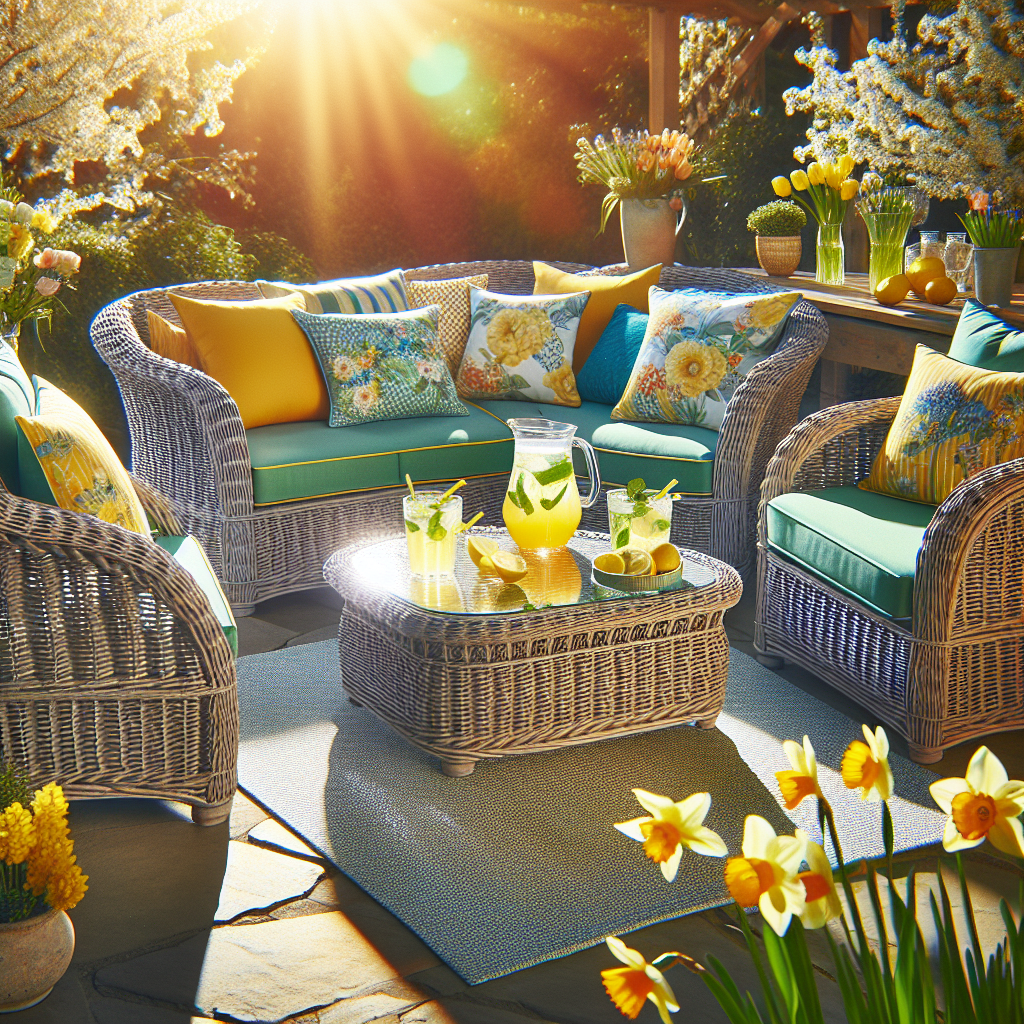 How to Revamp Your Artificial Wicker Outdoor Furniture for Spring ...